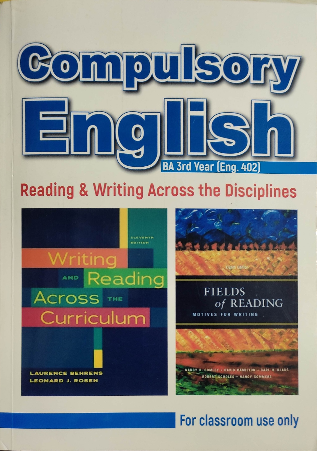 Compulsory English BA 3rd Year Eng 402 Heritage Publishers